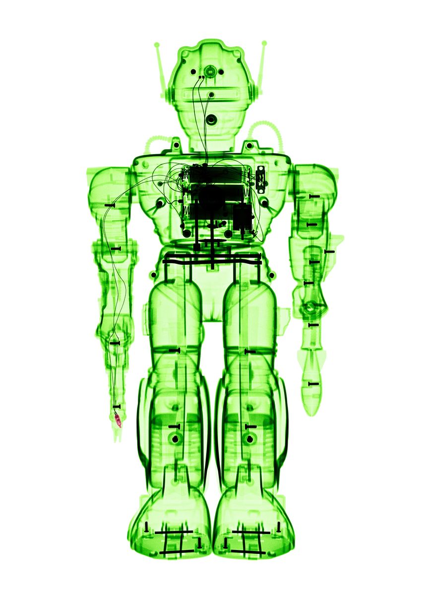 'X-ray Toy Robot Zadak' Poster, picture, metal print, paint by ...