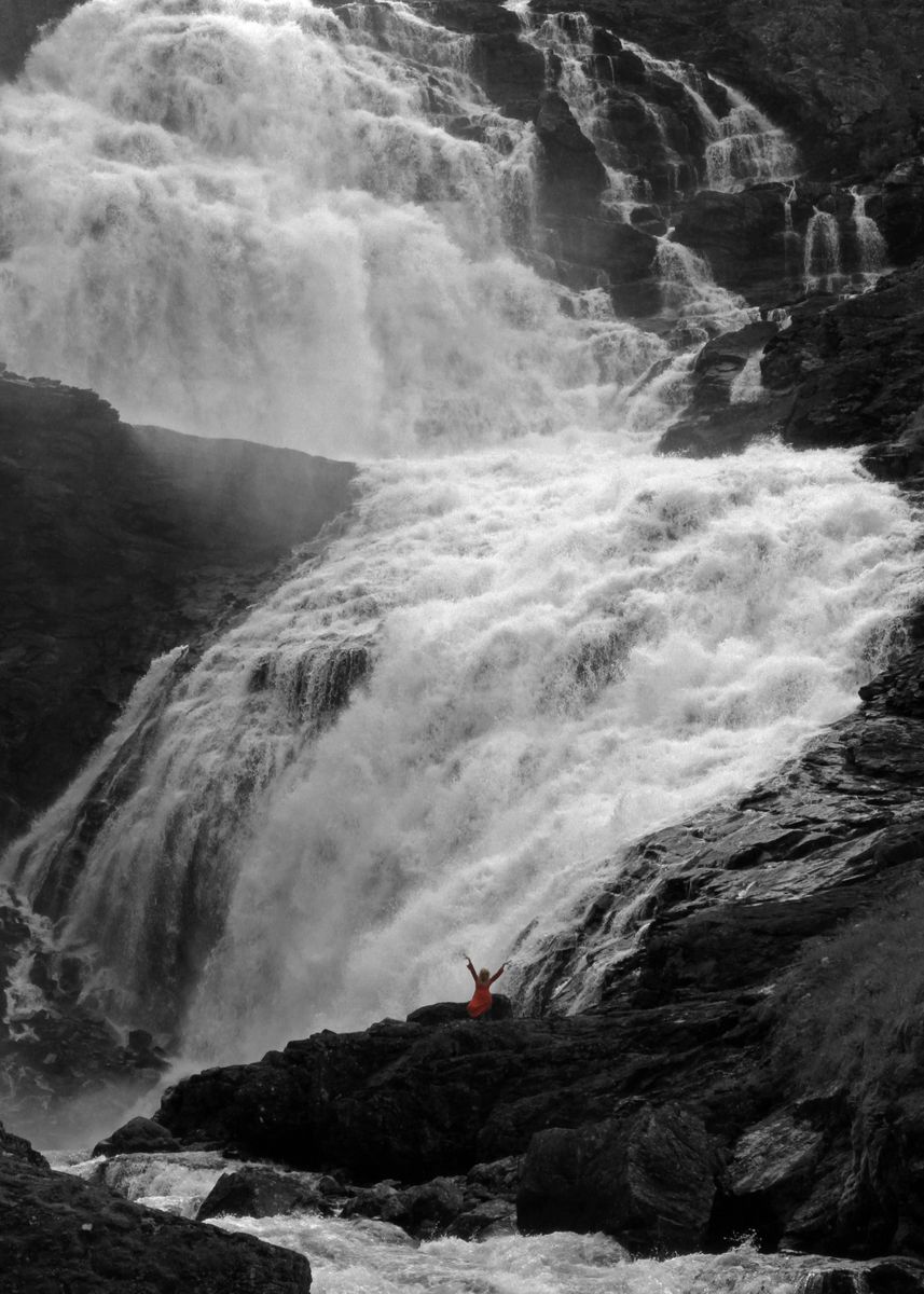 'The Women of the Waterfall' Poster by Matt Cooksey | Displate