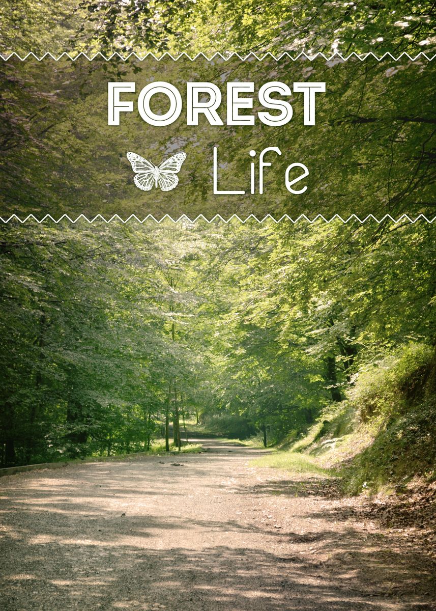 'FOREST Life' Poster, picture, metal print, paint by Jaume Bitterhoff ...