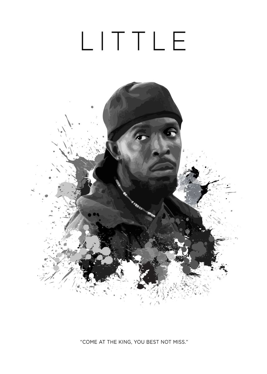 'Omar Little' Poster, picture, metal print, paint by KOO CONCEPT | Displate