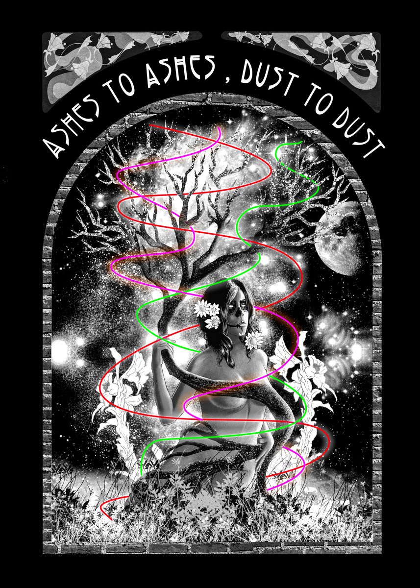 'Mortality' Poster, picture, metal print, paint by Ismael Sandiego ...