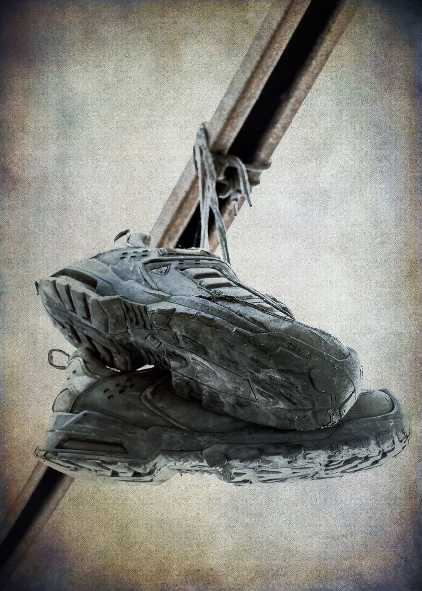 'Muddy Trainers' Poster by Svetlana Sewell | Displate