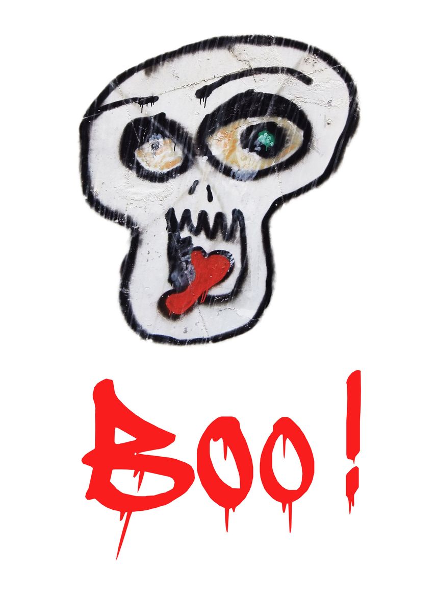 'BOO! Made you jump!' Poster by Jon Delorme | Displate