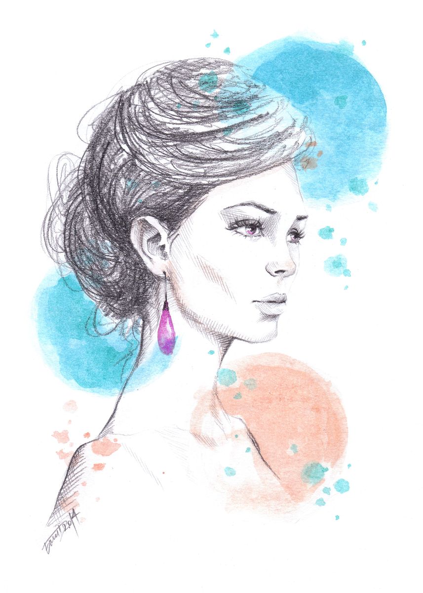 'Earring' Poster by eDrawings 38 | Displate