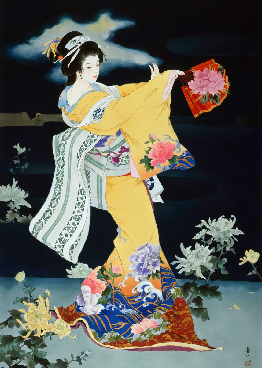 'Matsuri' Poster, picture, metal print, paint by MGL Licensing | Displate