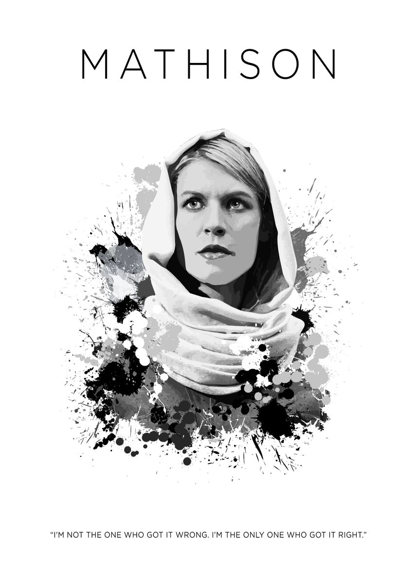 'Carrie Mathison' Poster by KOO CONCEPT | Displate