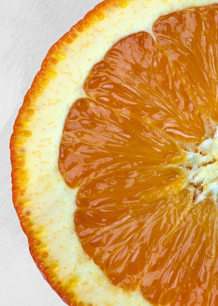 'Orange Fruit Slice' Poster by Art Ofphotos | Displate