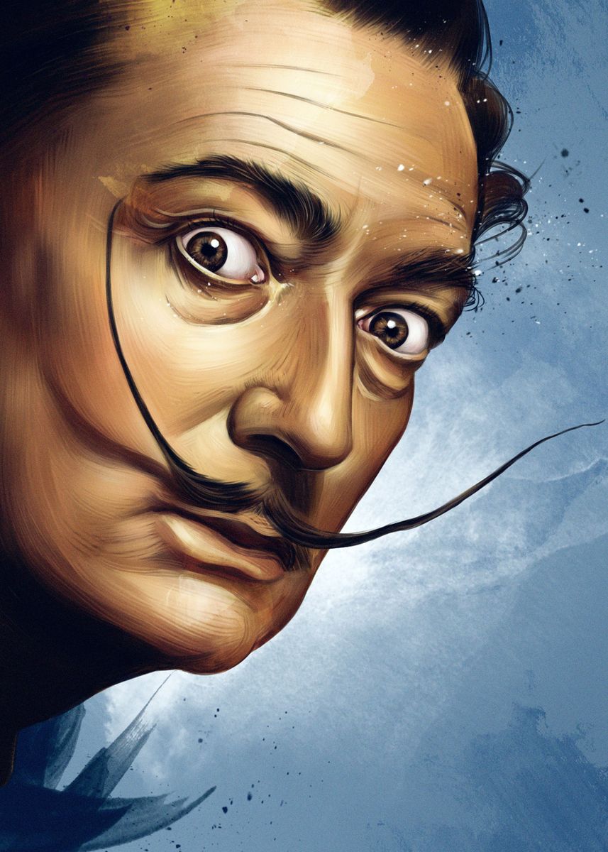'Salvador Dali' Poster, picture, metal print, paint by Dmitry Belov ...
