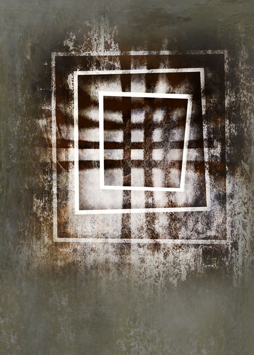 'Interface Rust 2015 ' Poster, picture, metal print, paint by Florin ...