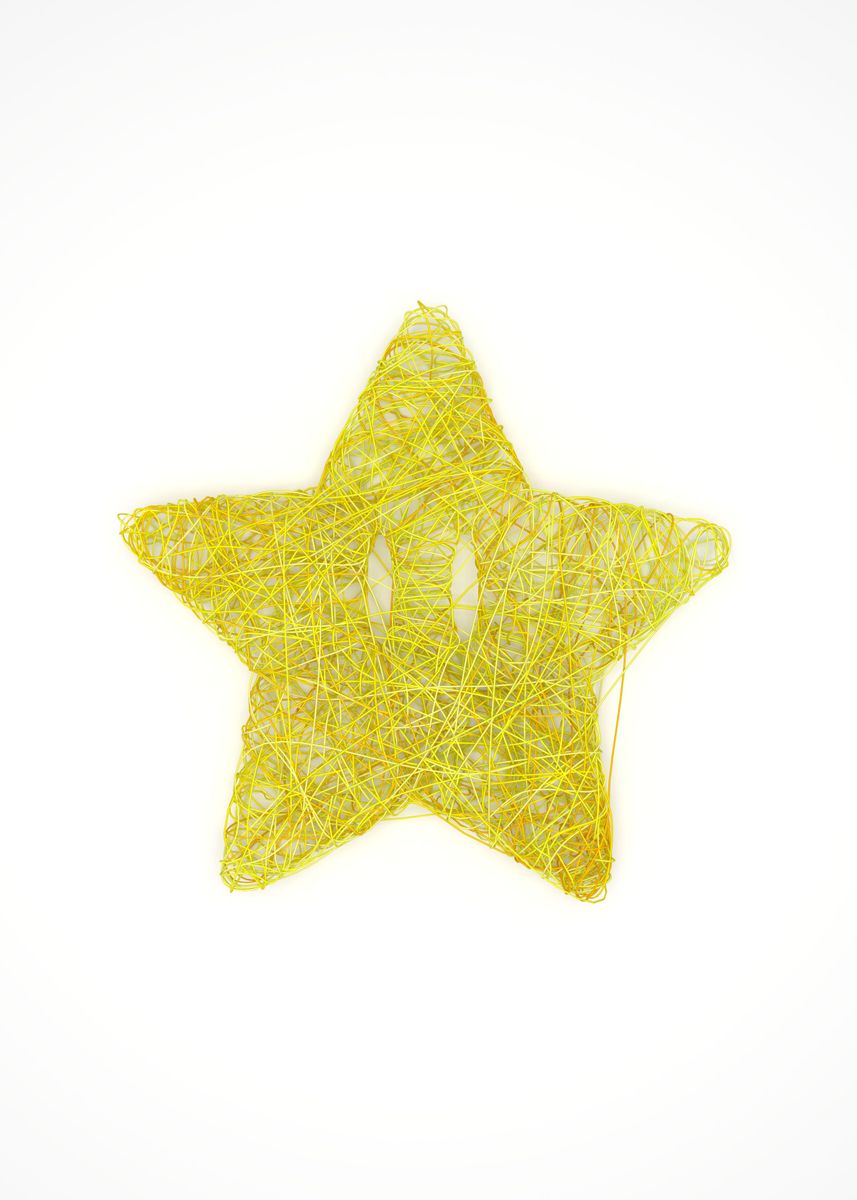 'Fiber Mario Star' Poster, picture, metal print, paint by Jayden ...