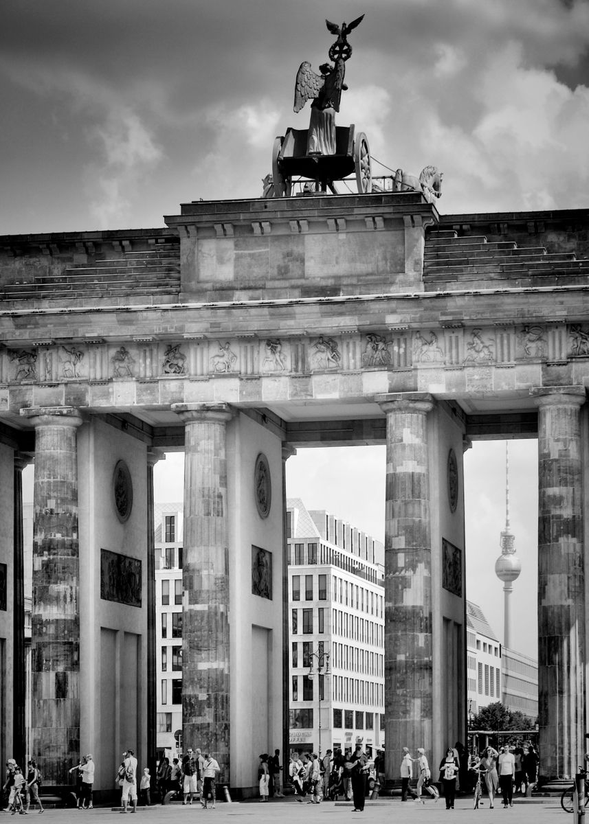 'BERLIN Brandenburg Gate' Poster, picture, metal print, paint by ...