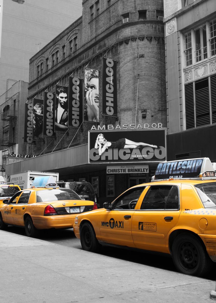 'Just off Broadway' Poster, picture, metal print, paint by Atomic ...