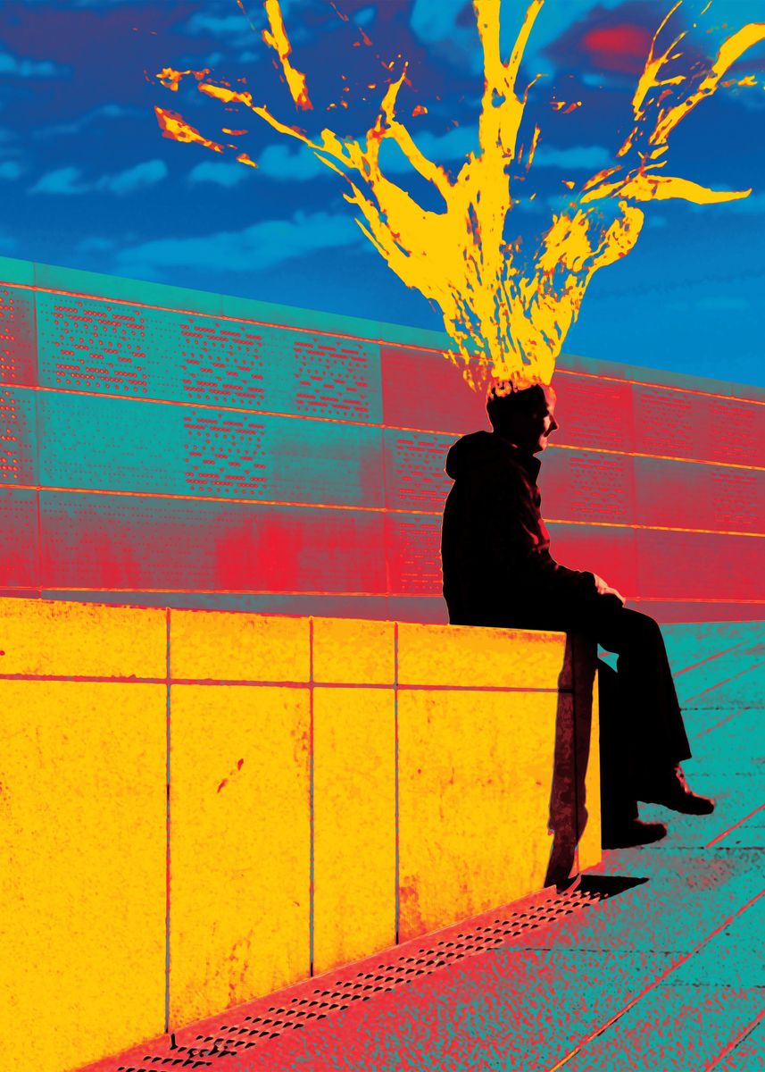 'Overjoy' Poster, picture, metal print, paint by Rendra Sy | Displate