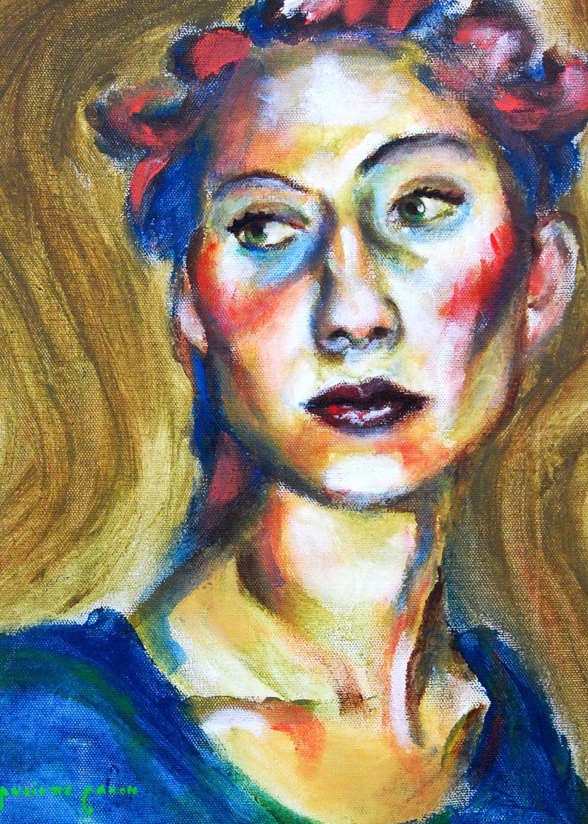 'Sarah Jane' Poster, picture, metal print, paint by Juliette Caron ...