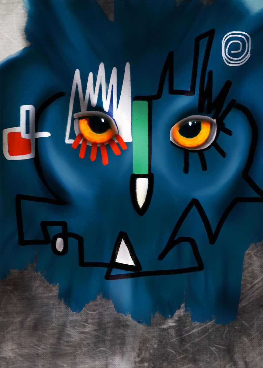 'Funny Owl' Poster by Daniel Malta | Displate