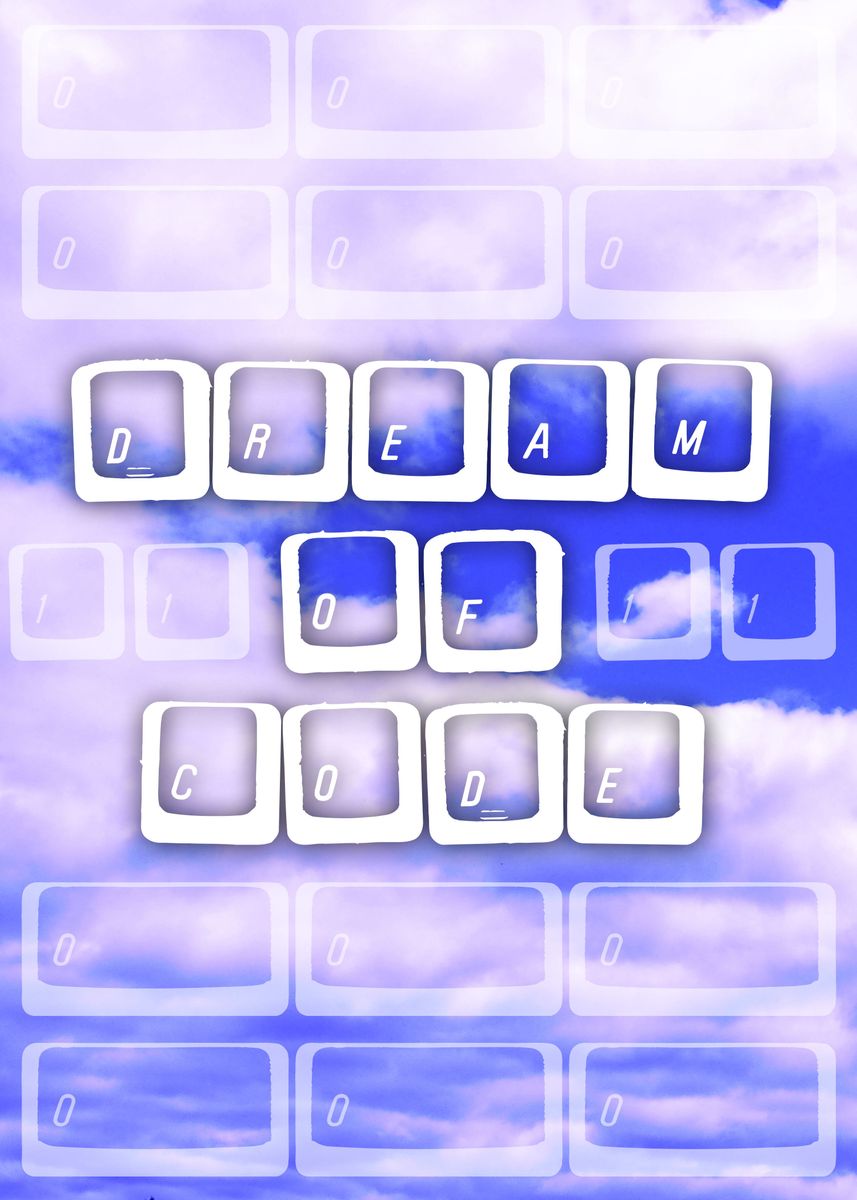 'Dream of Code' Poster, picture, metal print, paint by Jay Gentile ...