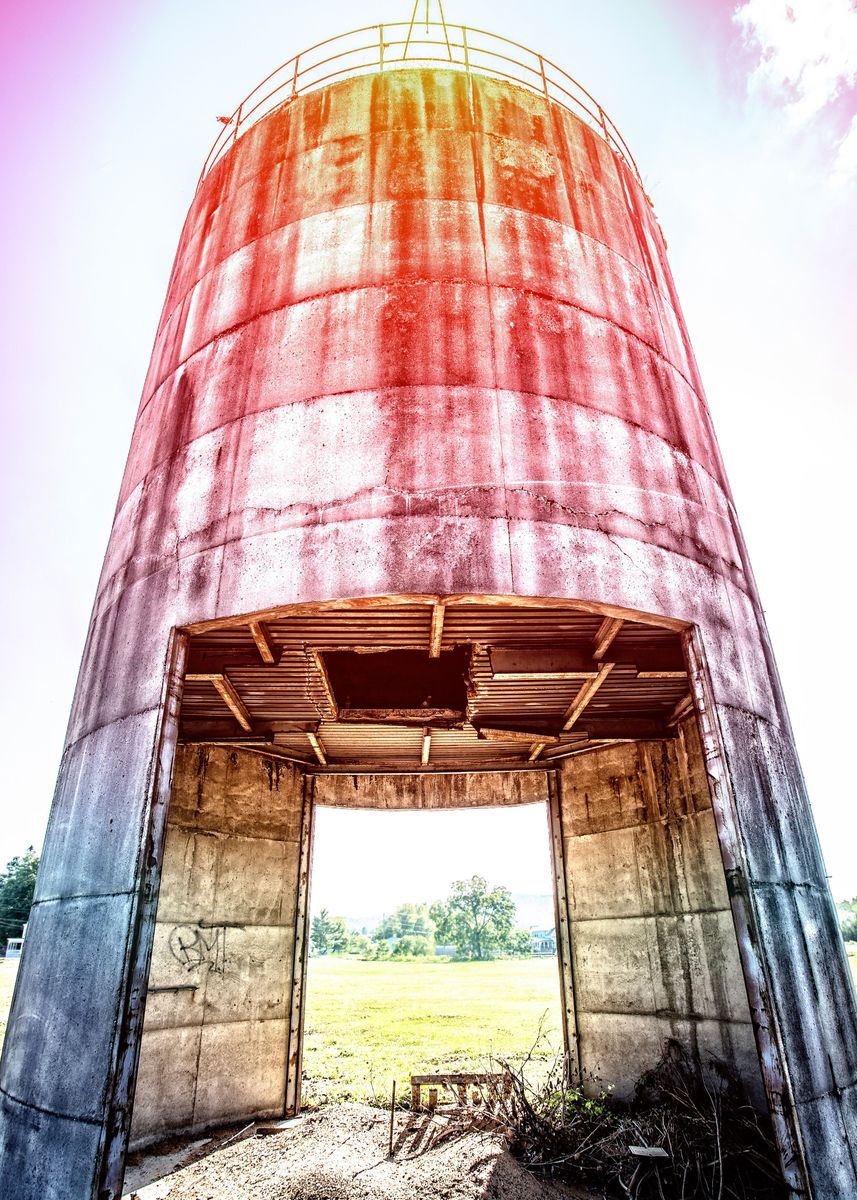 'Solar flare silo by Edward M. Fielding' Poster by Edward Fielding ...