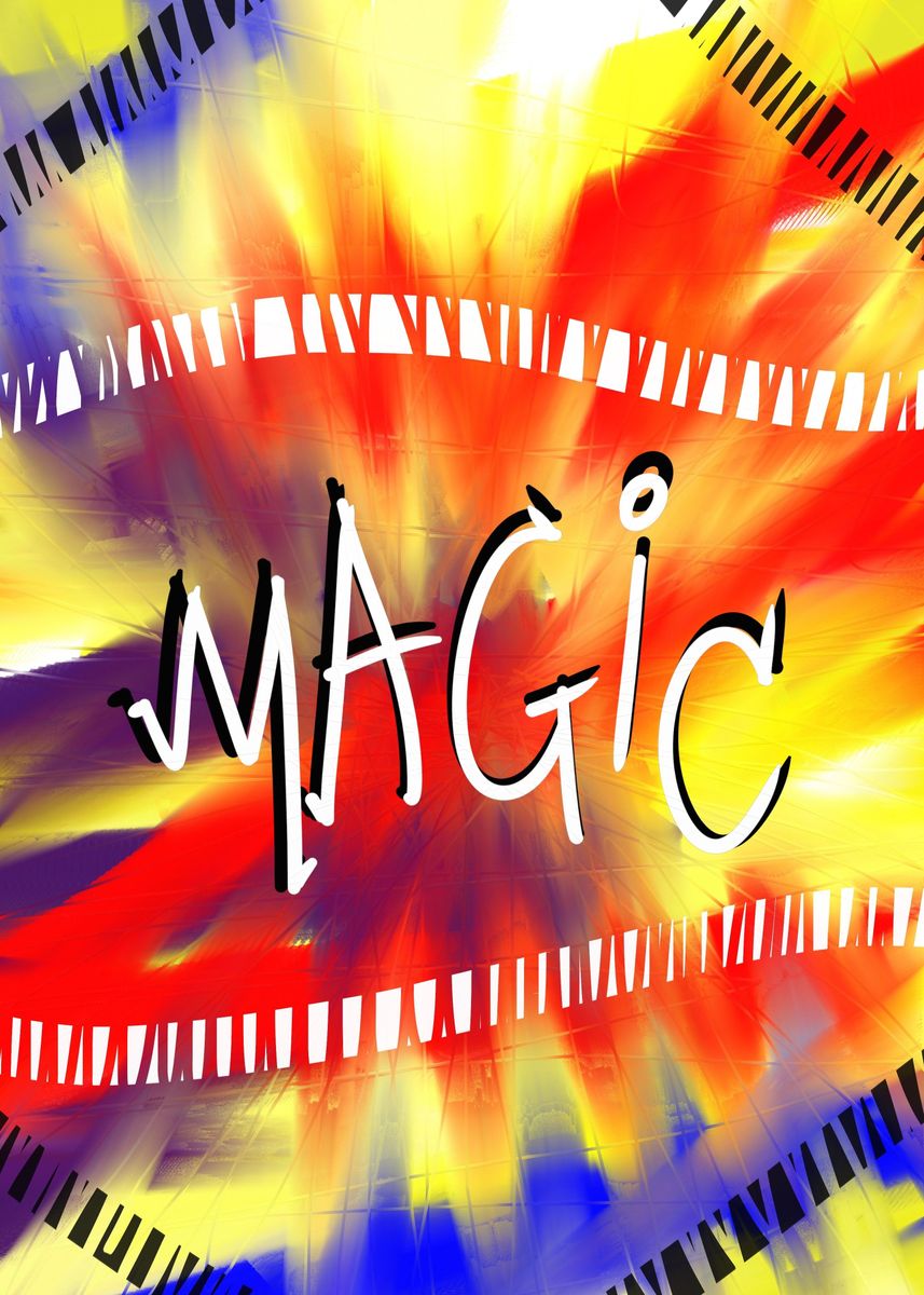 'Magic' Poster by Vincent J Newman | Displate