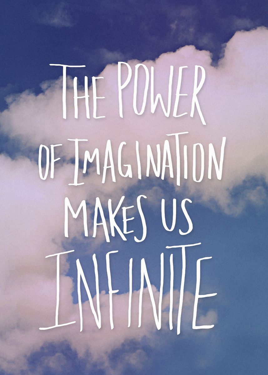 'Imagination' Poster, picture, metal print, paint by Leah Flores | Displate