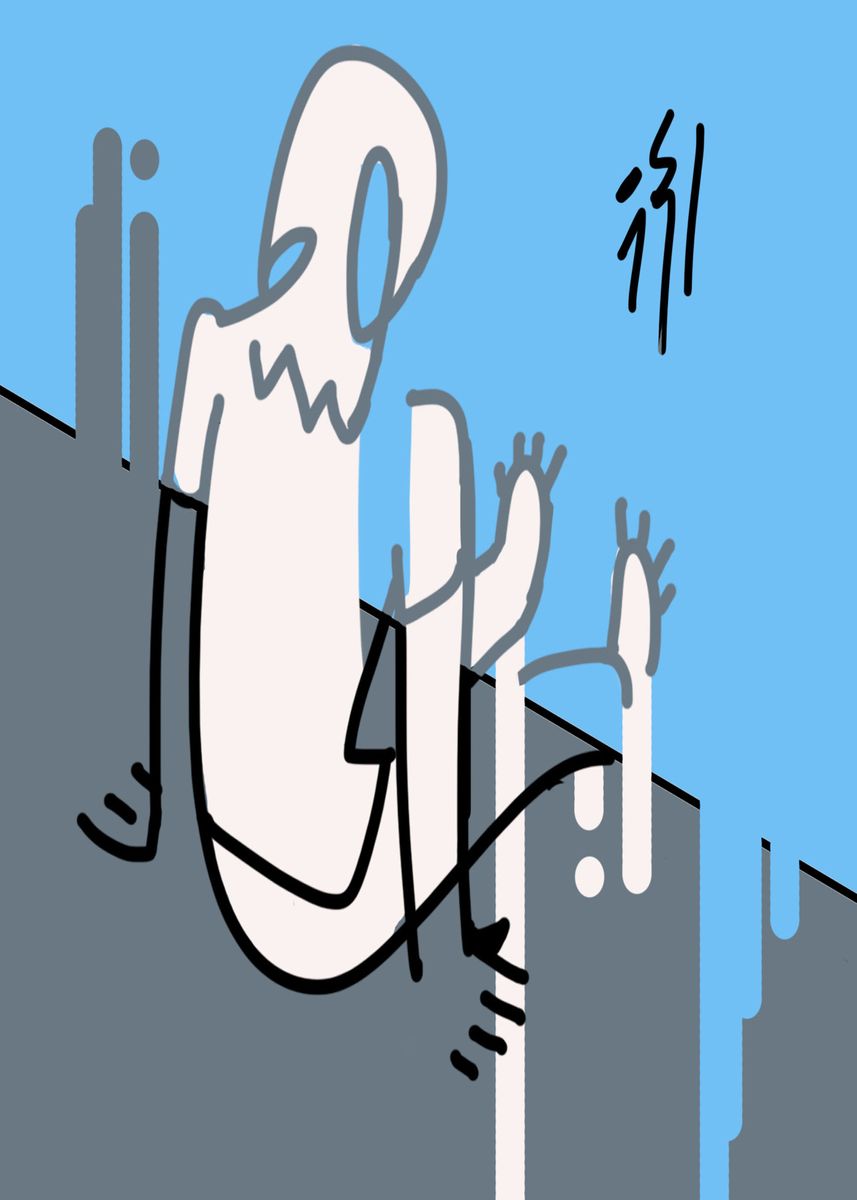 'grey and colorless' Poster, picture, metal print, paint by James ...