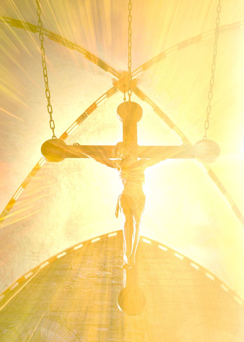 'Magic Jesus' Poster, picture, metal print, paint by Anki Hoglund ...