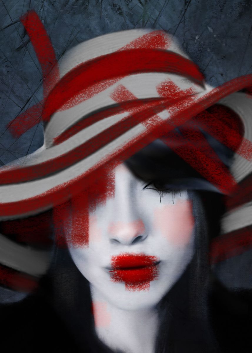 'Hurt' Poster, picture, metal print, paint by Daniel Malta | Displate