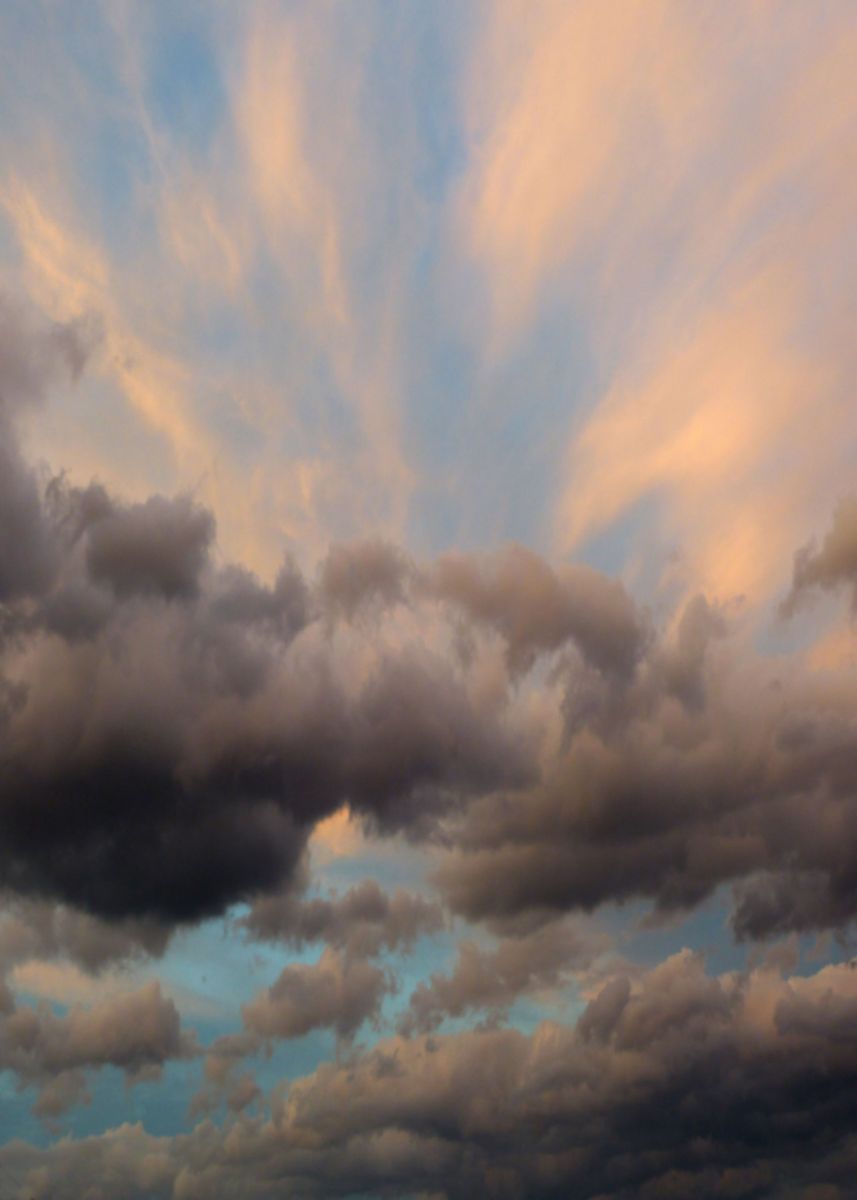 'Dramatic sky' Poster, picture, metal print, paint by aRT sKRATCHES ...
