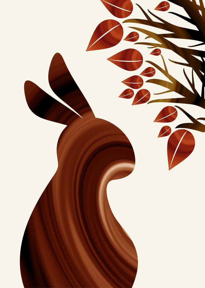 'Rabbit' Poster by Mochamad Arief | Displate