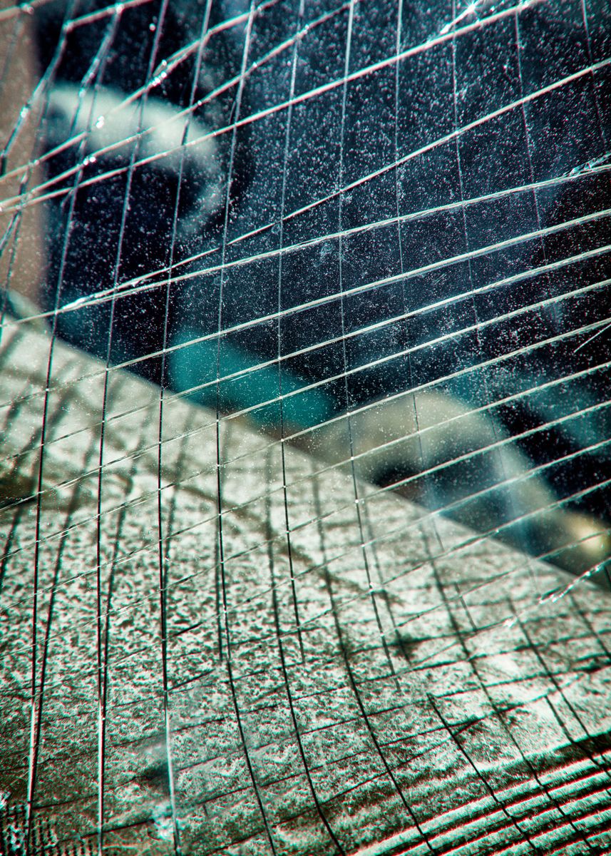 'crazed old window' Poster, picture, metal print, paint by Russ Dixon ...