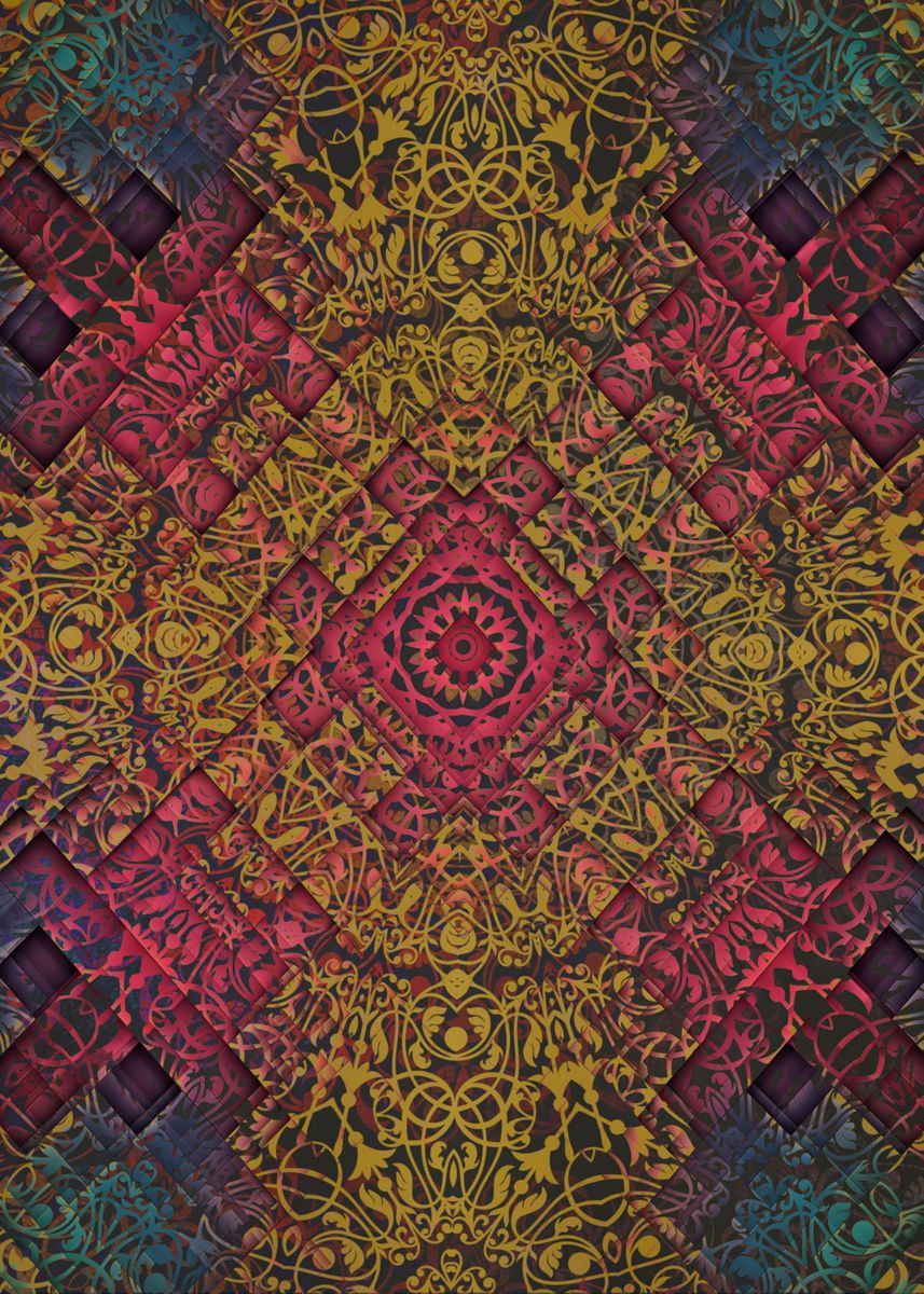 'Magic 3' Poster, picture, metal print, paint by JBJart Justyna Jaszke ...