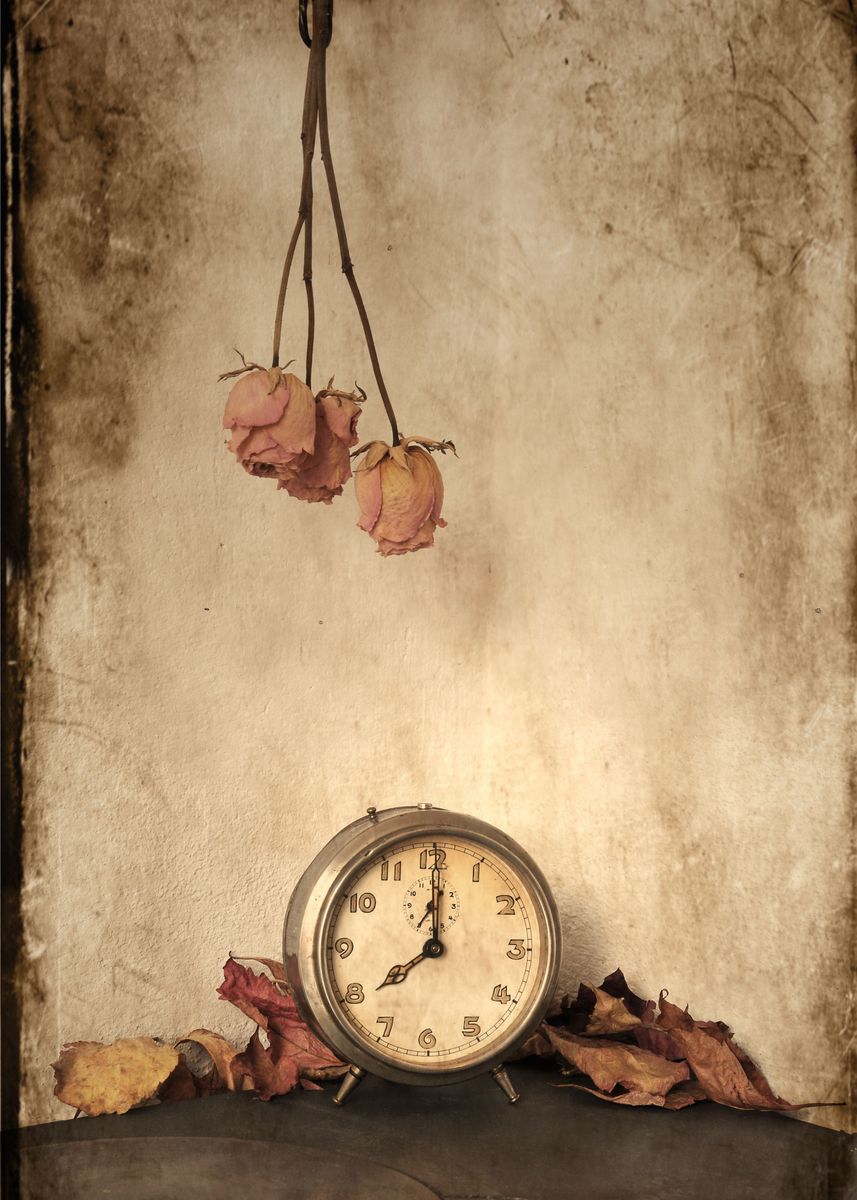 'Time stood still' Poster, picture, metal print, paint by Anki Hoglund ...
