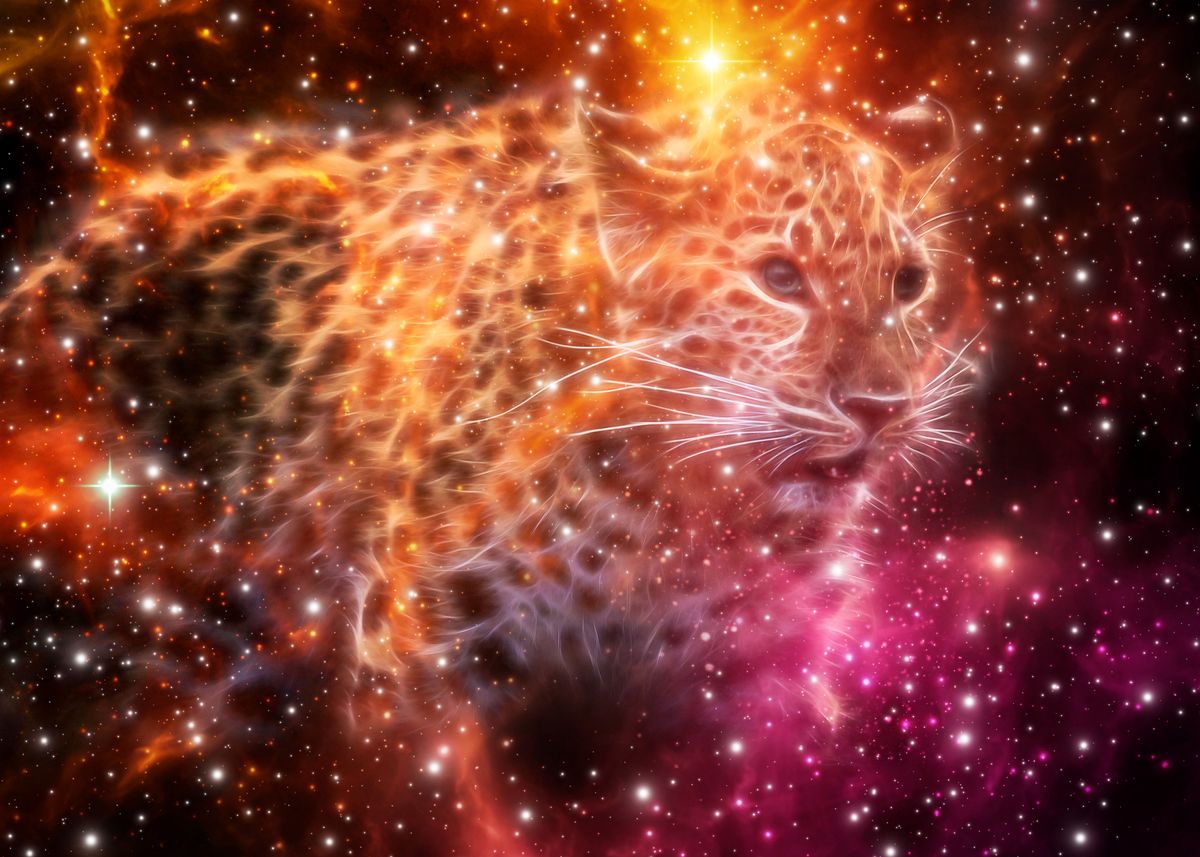 'animal nebula' Poster by Veronika Limonov | Displate