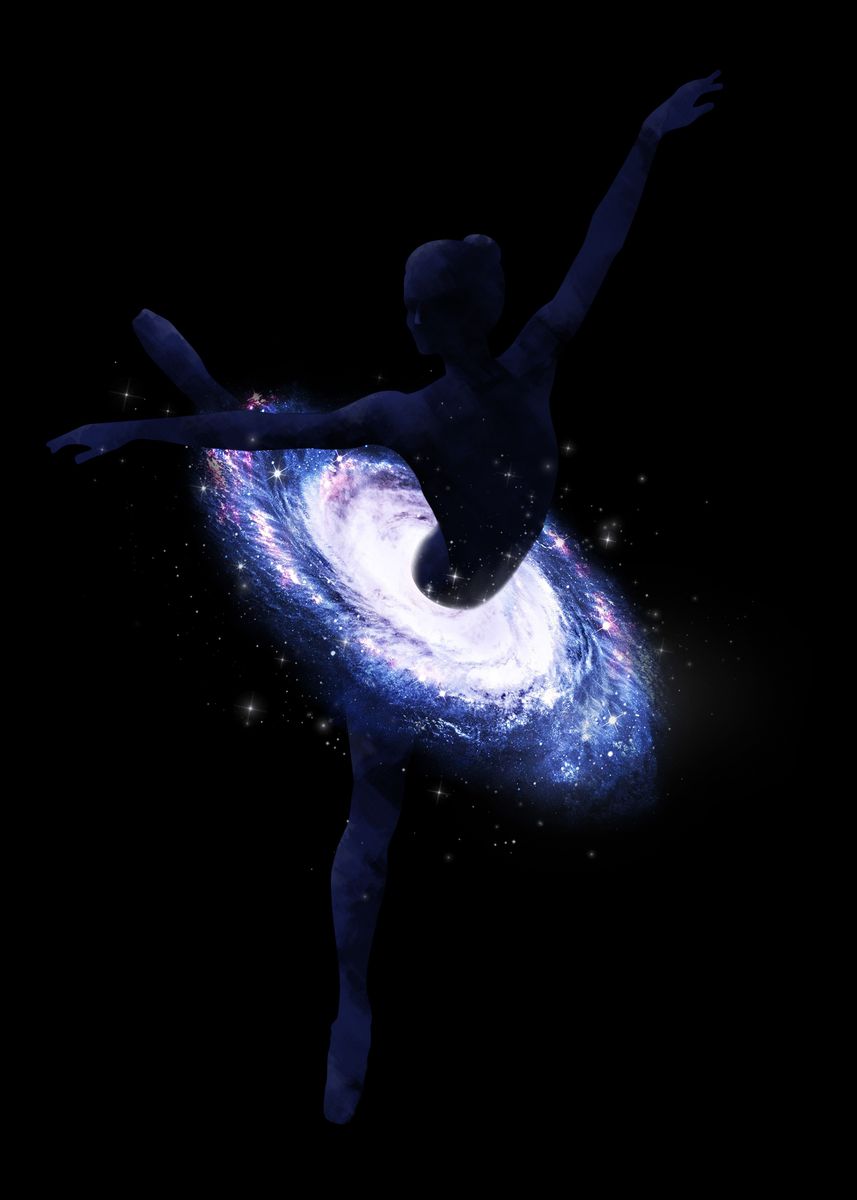 'Cosmic Dancer' Poster by Angrymonk | Displate
