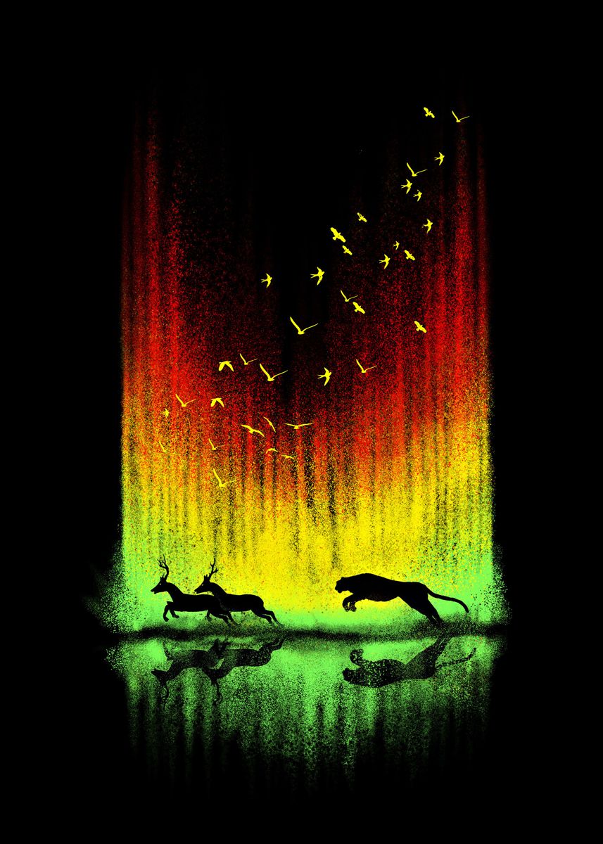 'Give chase' Poster by Tofan barmalisi | Displate