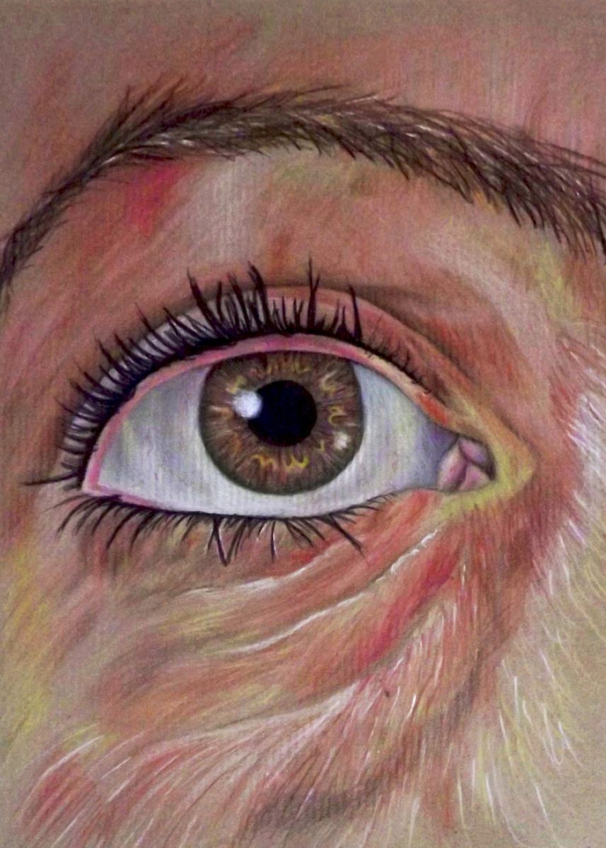 'eye 6 - part of a serie of expresive eye illustrations ... ' Poster ...