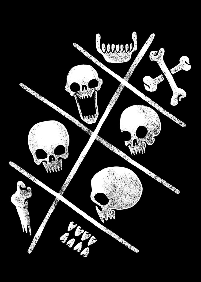 'Human bones' Poster, picture, metal print, paint by design by ...