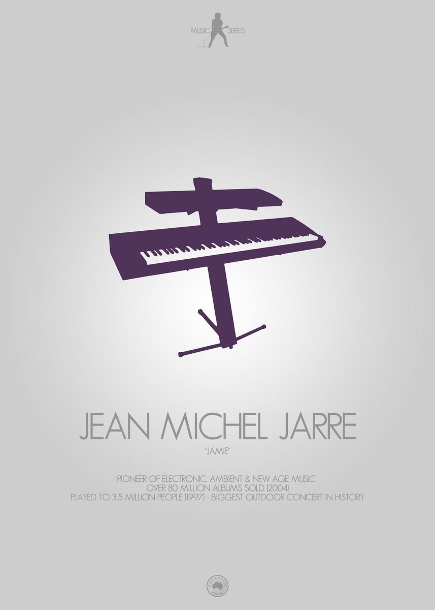 'Celebrating the artist and the instrument they are famo ... ' Poster ...