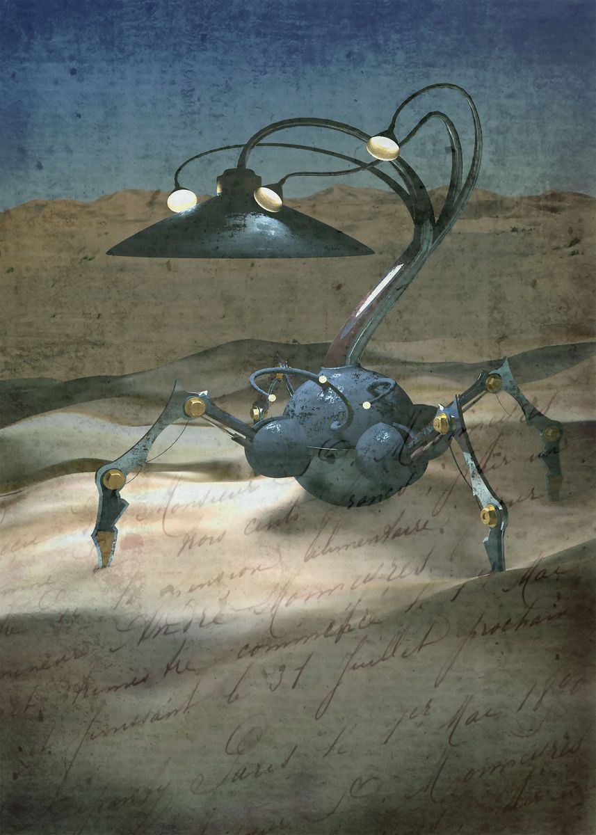 'Steampunk Spider' Poster, picture, metal print, paint by David Hughes ...