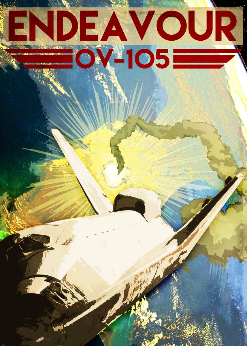 'Endeavour' Poster, picture, metal print, paint by Trevor Kinkade ...