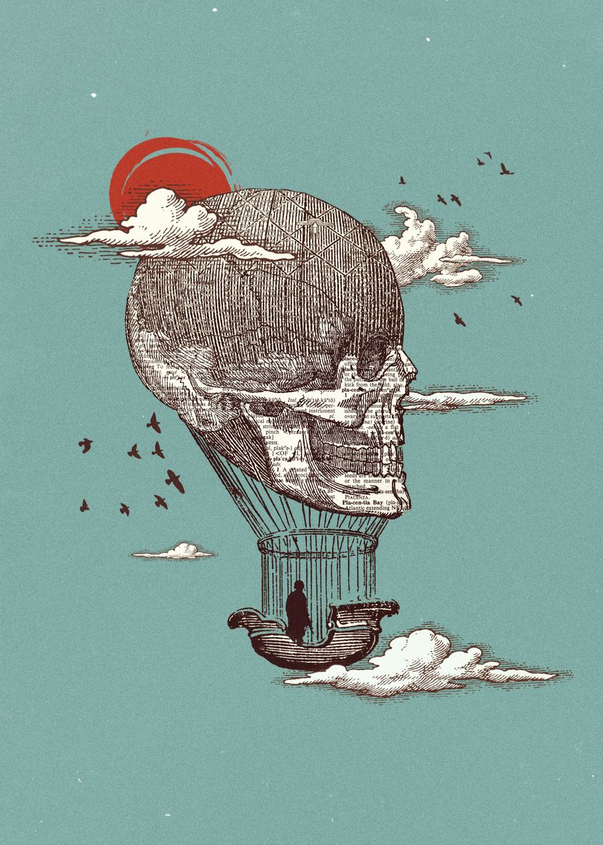 'Bad Trip' Poster, picture, metal print, paint by Sedki Alimam | Displate