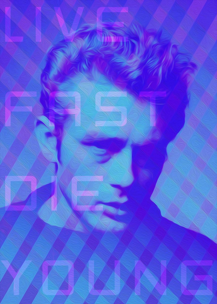 'Live Fast Die Young' Poster, picture, metal print, paint by Scar ...