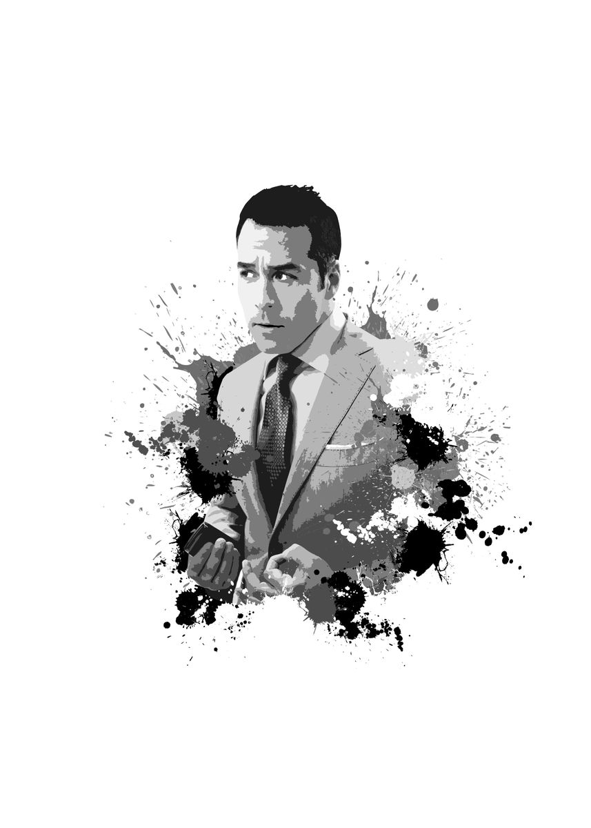 'Ari Gold from Entourage ' Poster, picture, metal print, paint by KOO ...