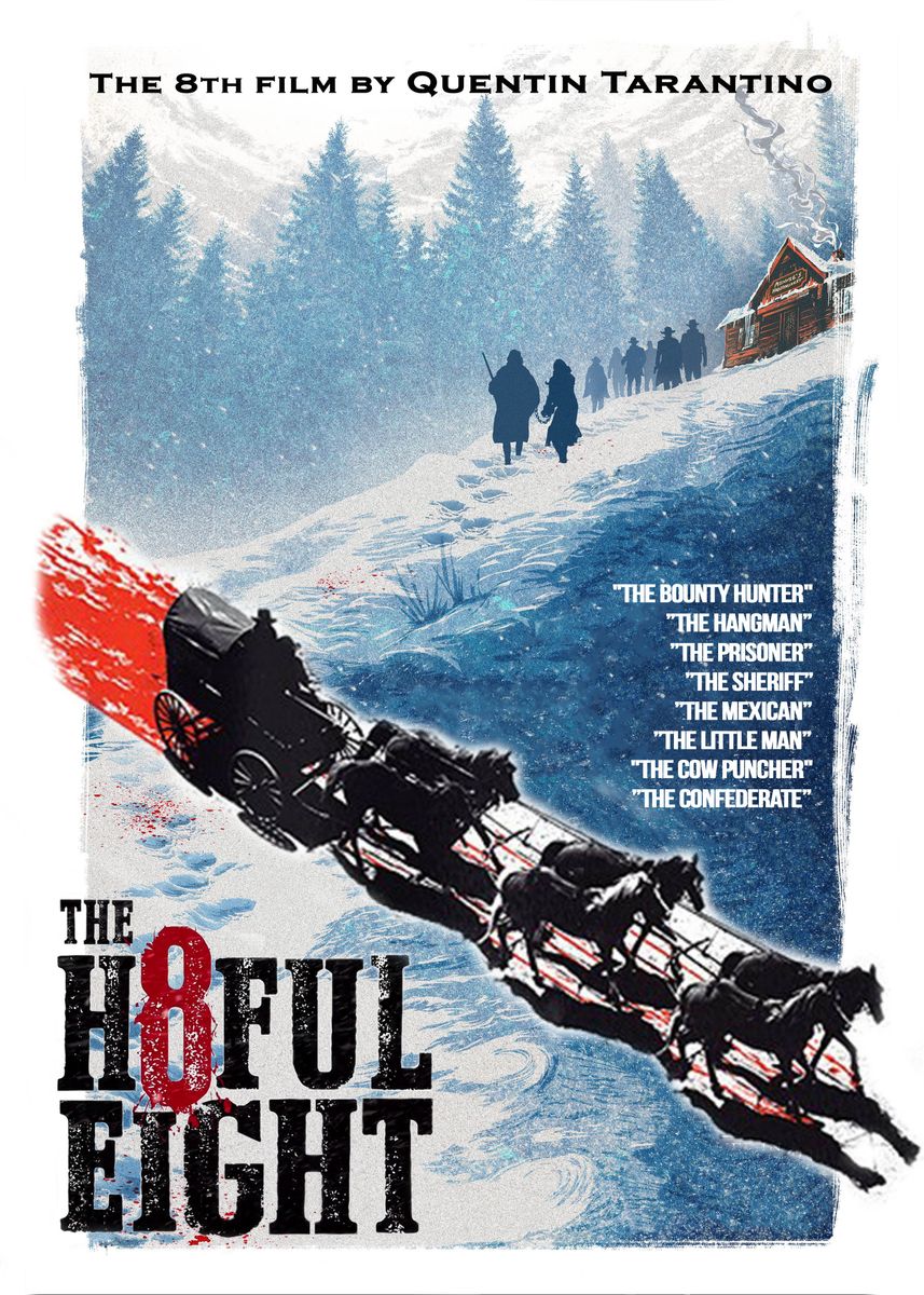 'My own movie poster of Quentin Tarantino's Hatefull eig ... ' Poster ...
