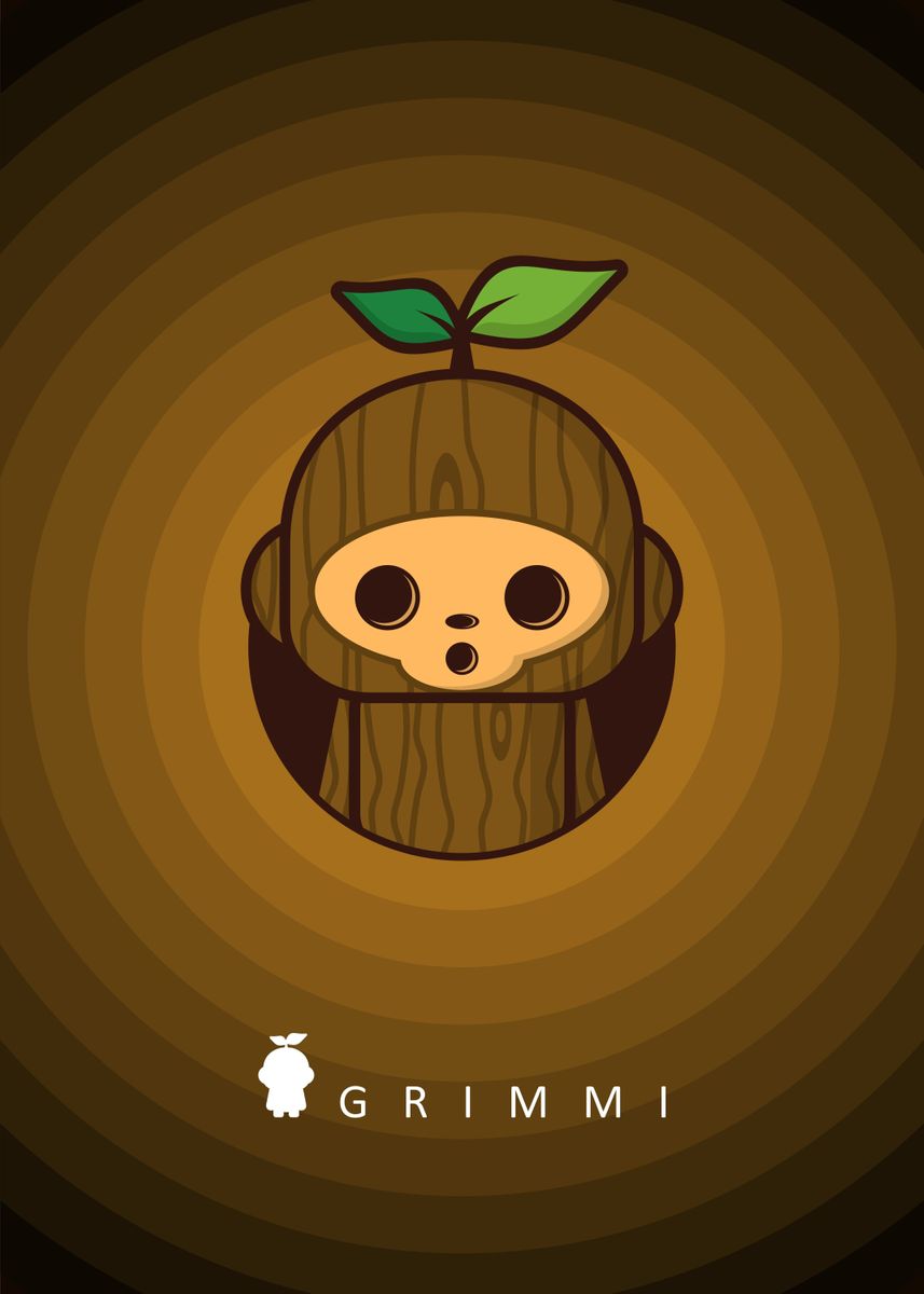 'Grimmi' Poster, picture, metal print, paint by Mochamad Arief | Displate