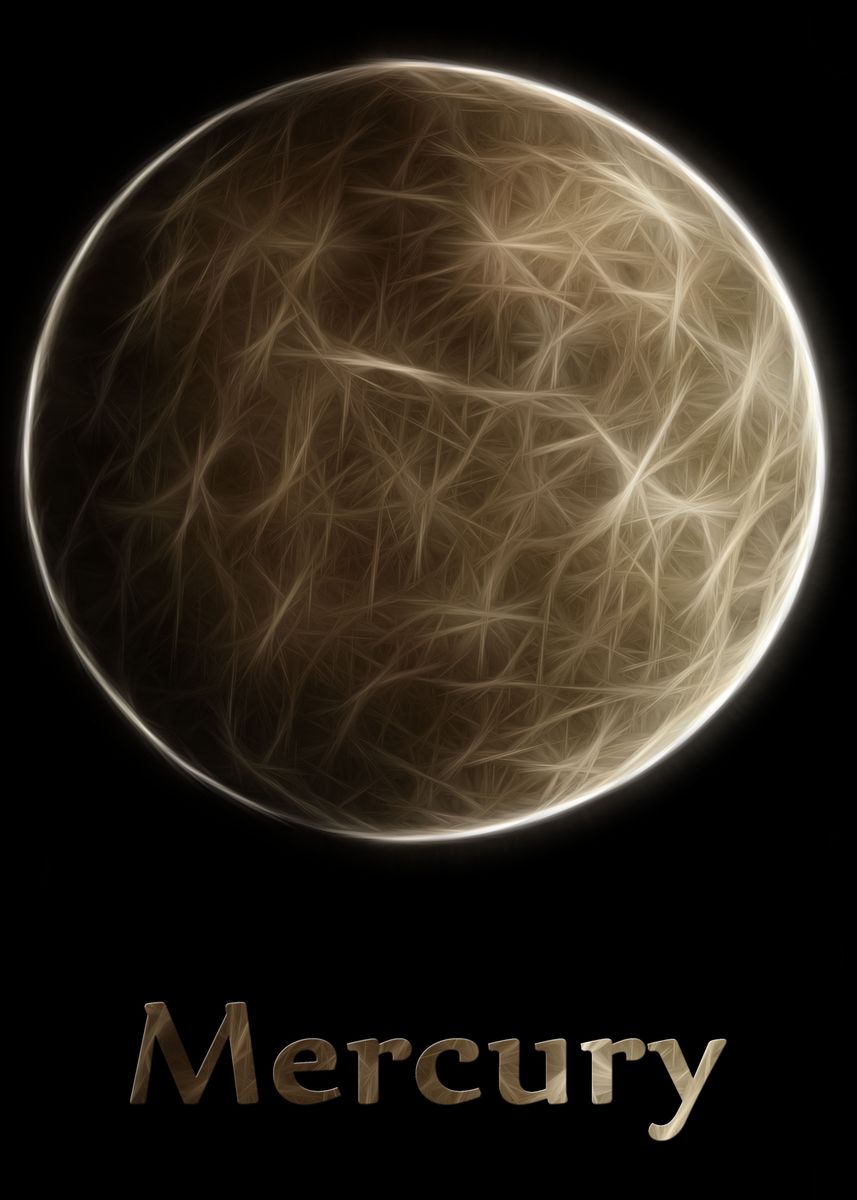 'Mercury' Poster, picture, metal print, paint by Luciano Giacomino ...