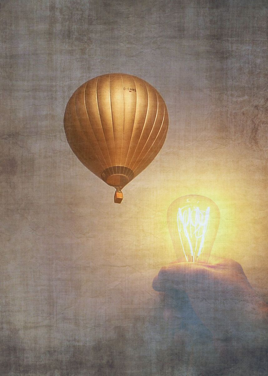 'A Guiding Light' Poster, picture, metal print, paint by David Hughes ...