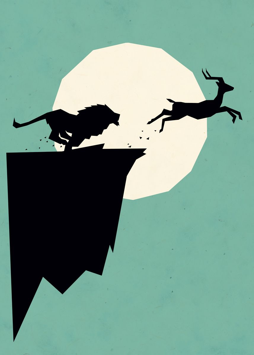 'Take a leap!' Poster by Yetiland | Displate