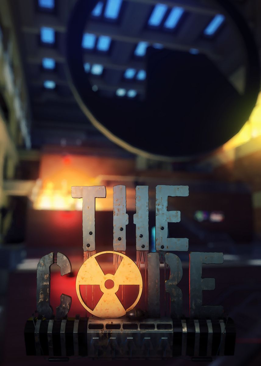 'Poster for my game The Core' Poster, picture, metal print, paint by ...