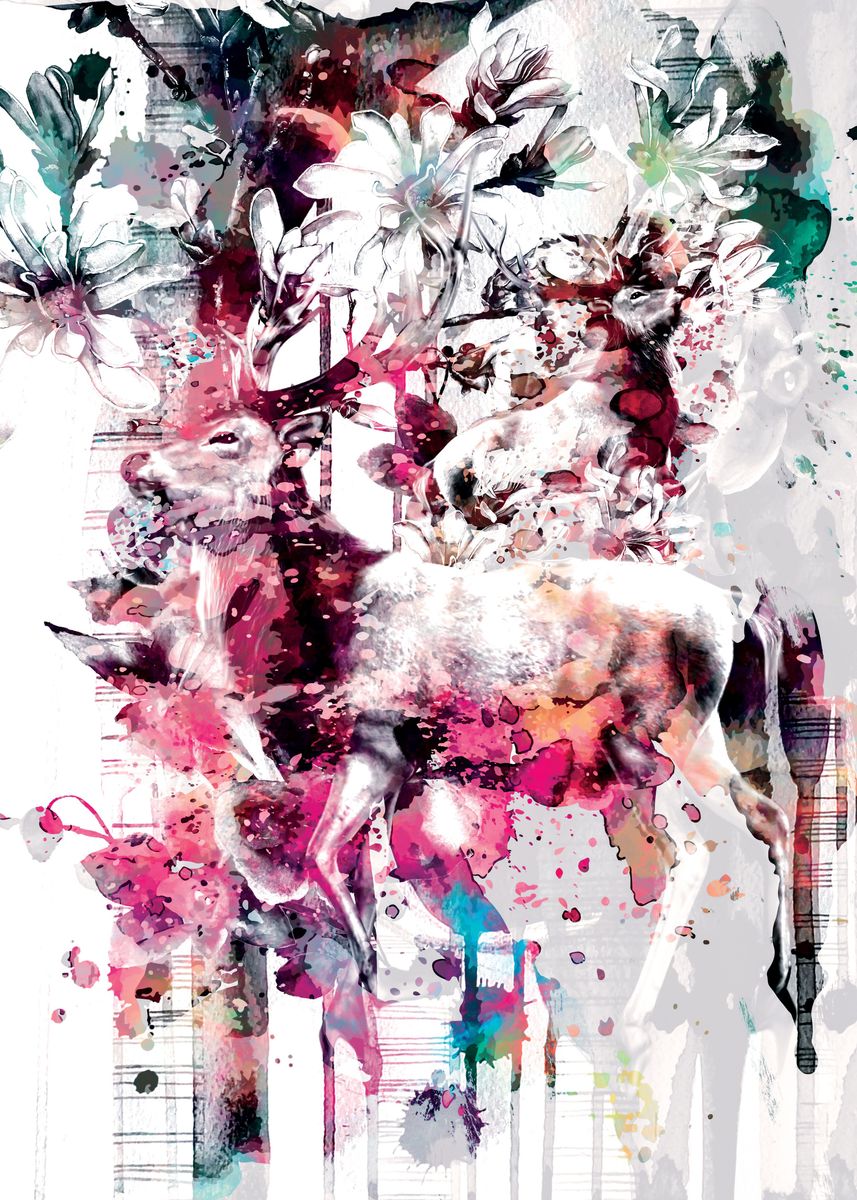 'Digital Art by RIZA PEKER' Poster, picture, metal print, paint by RIZA ...