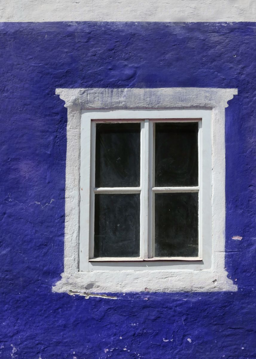 'Blue and White Window' Poster, picture, metal print, paint by Brooke T ...